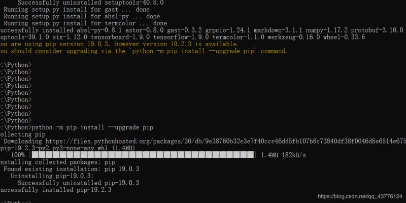python3.7安装keras教程_Python3.7安装keras和TensorFlow的教程图解-CSDN博客